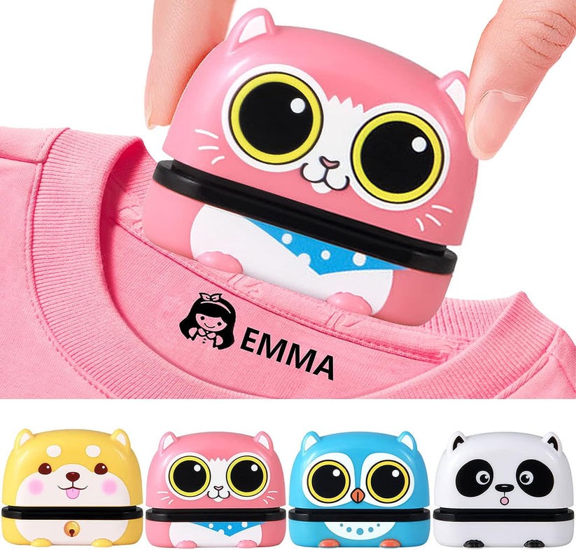 Tampon Prénom pour Vêtement et 100 Stickers – Pour Les Petits